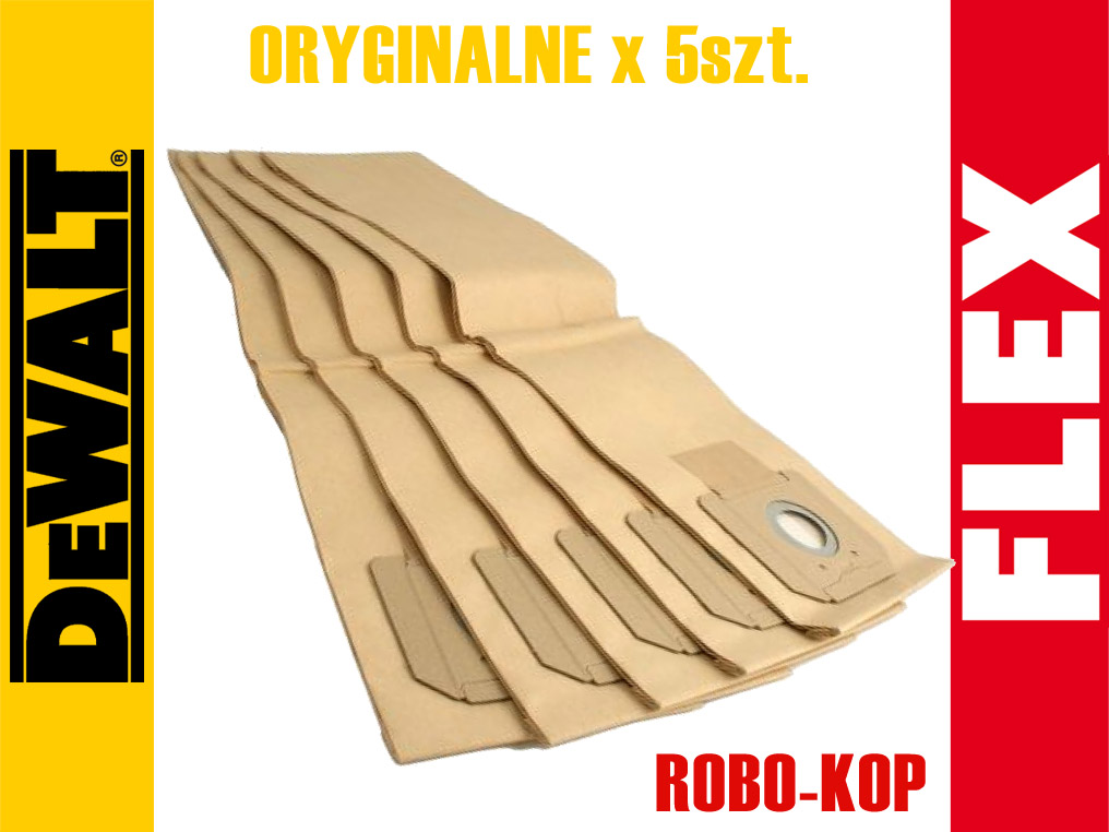 DEWALT FLEX worki do odkurzacza 27901 27902 / S47